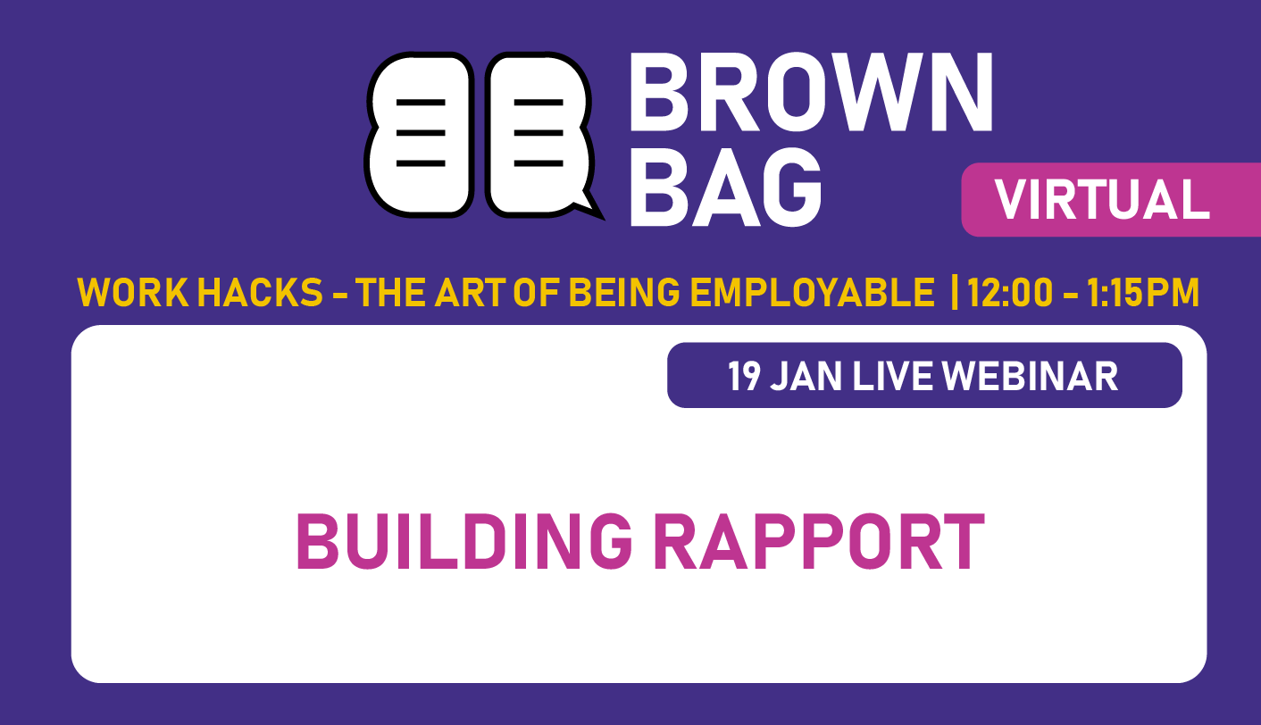 Masterclass | 19 Jan | Building Rapport